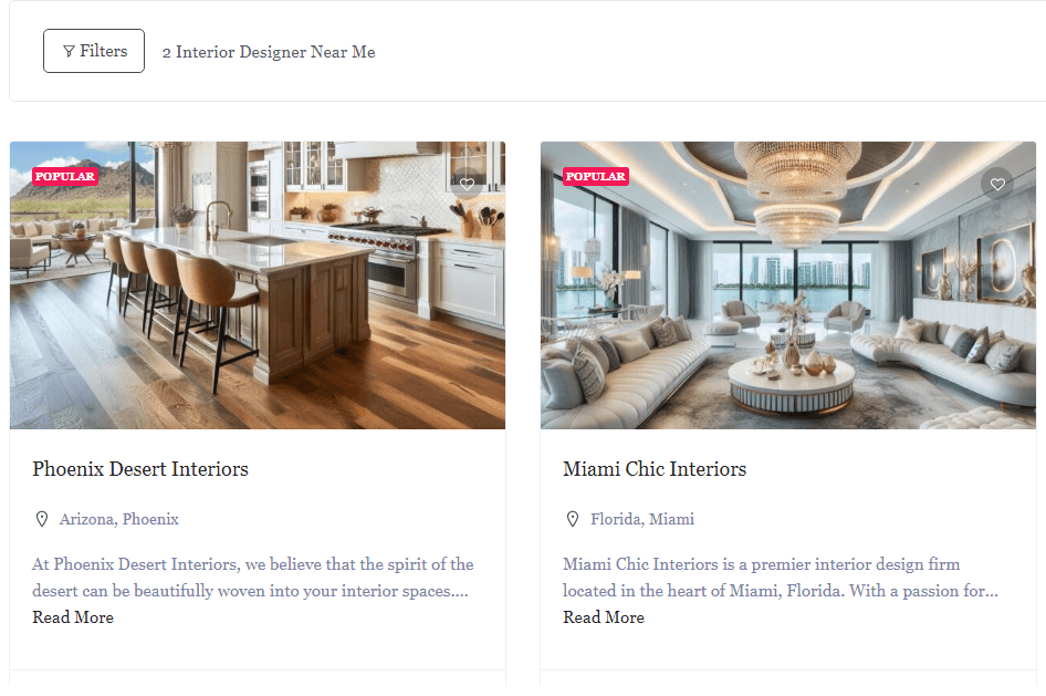 Select Your Plan - Interior Design Directory | Inside Decors